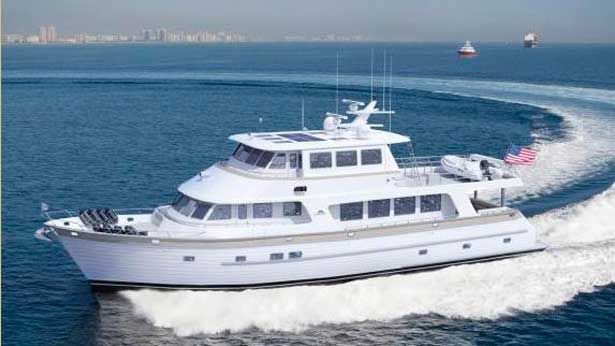 Outer Reef Yachts has a new 86 Deluxebridge motor yacht in build